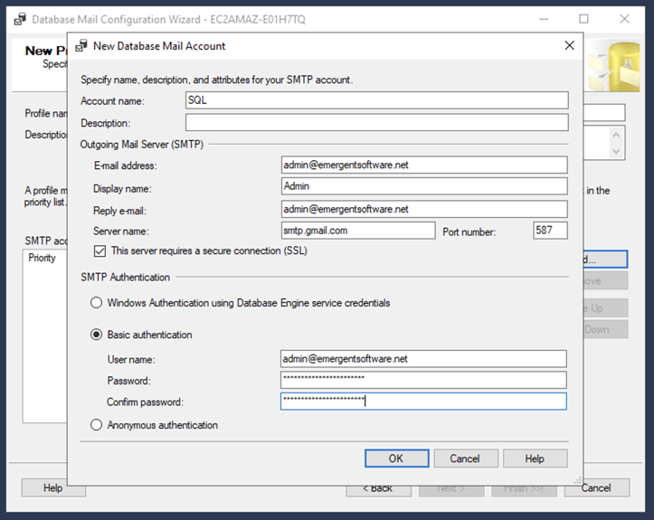 Setting Up Database Mail and SQL Agent Alerts Setting Up Database Mail and SQL Agent Alerts