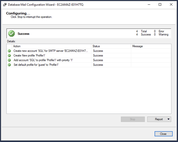 Setting Up Database Mail and SQL Agent Alerts Setting Up Database Mail and SQL Agent Alerts